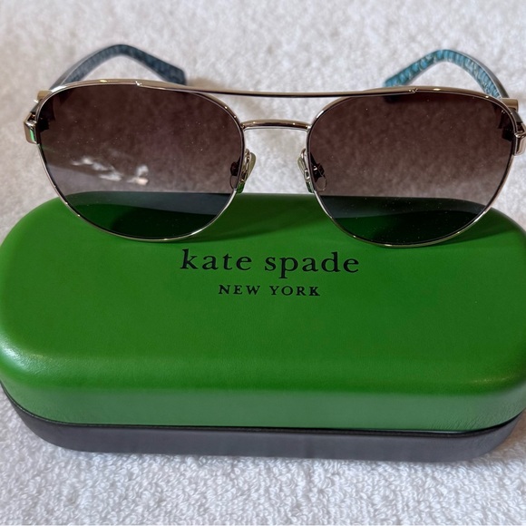 kate spade | Accessories | Kate Spade Polarized Silver Aviator Stule ...